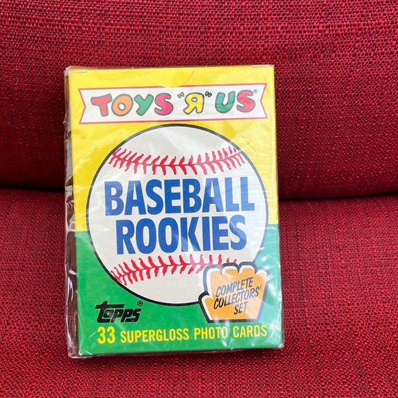 Topps | Toys | 989 Topps Toys R Us Baseball Rookies Sealed 33 Card Set ...